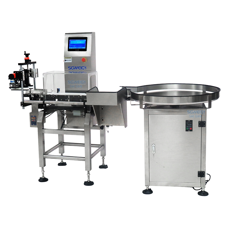 Food Cans Checkweigher Reject System Automatic Conveyor Feeding ...
